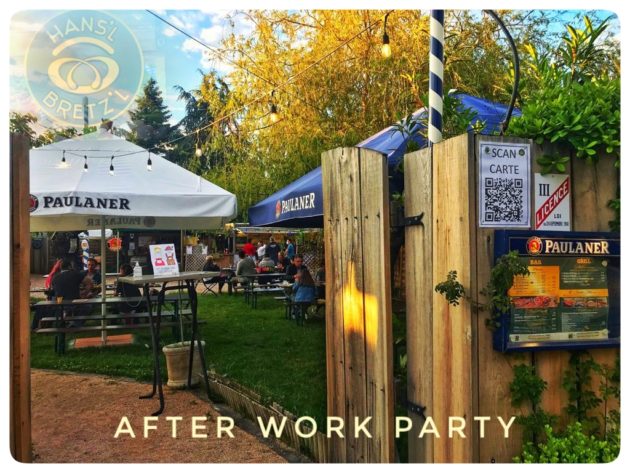 After Work Party au Biergarten Aussonne - HANSEL ET BRETZEL
